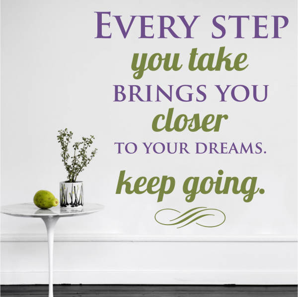 Sticker perete Every Step - Tiparo